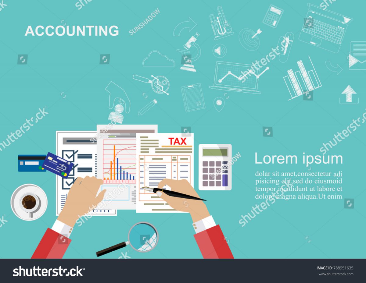 stock-vector-flat-design-concepts-for-auditing-auditor-examination-of ...